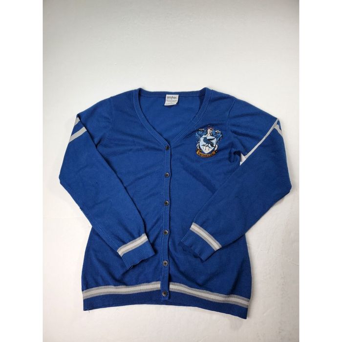 Vintage Harry Potter Ravenclaw Sweater Large Womens Blue Button Up ...