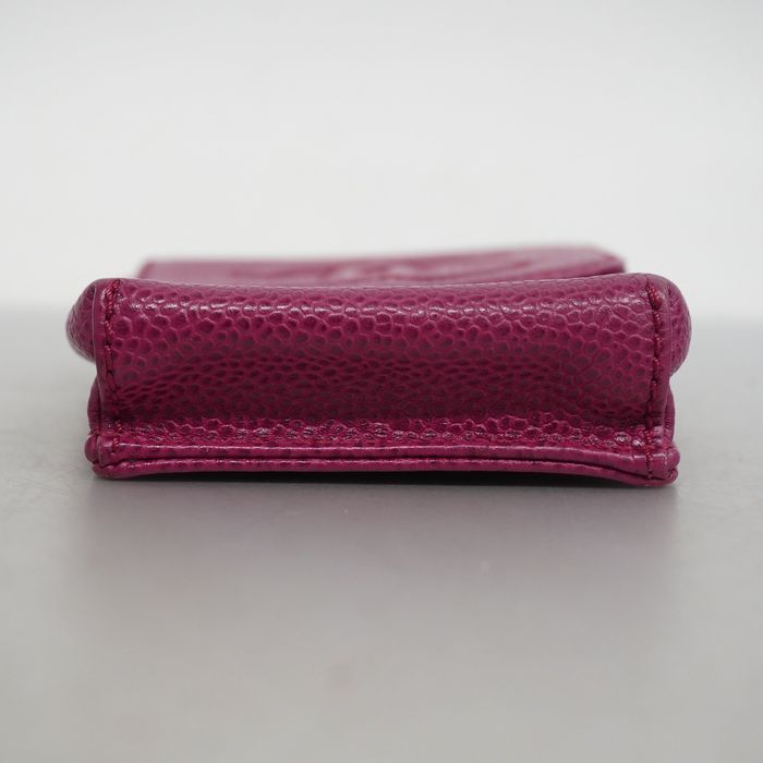 Chanel Auth Chanel Cigarette Case Caviar Leather Pink Cigarette case ...