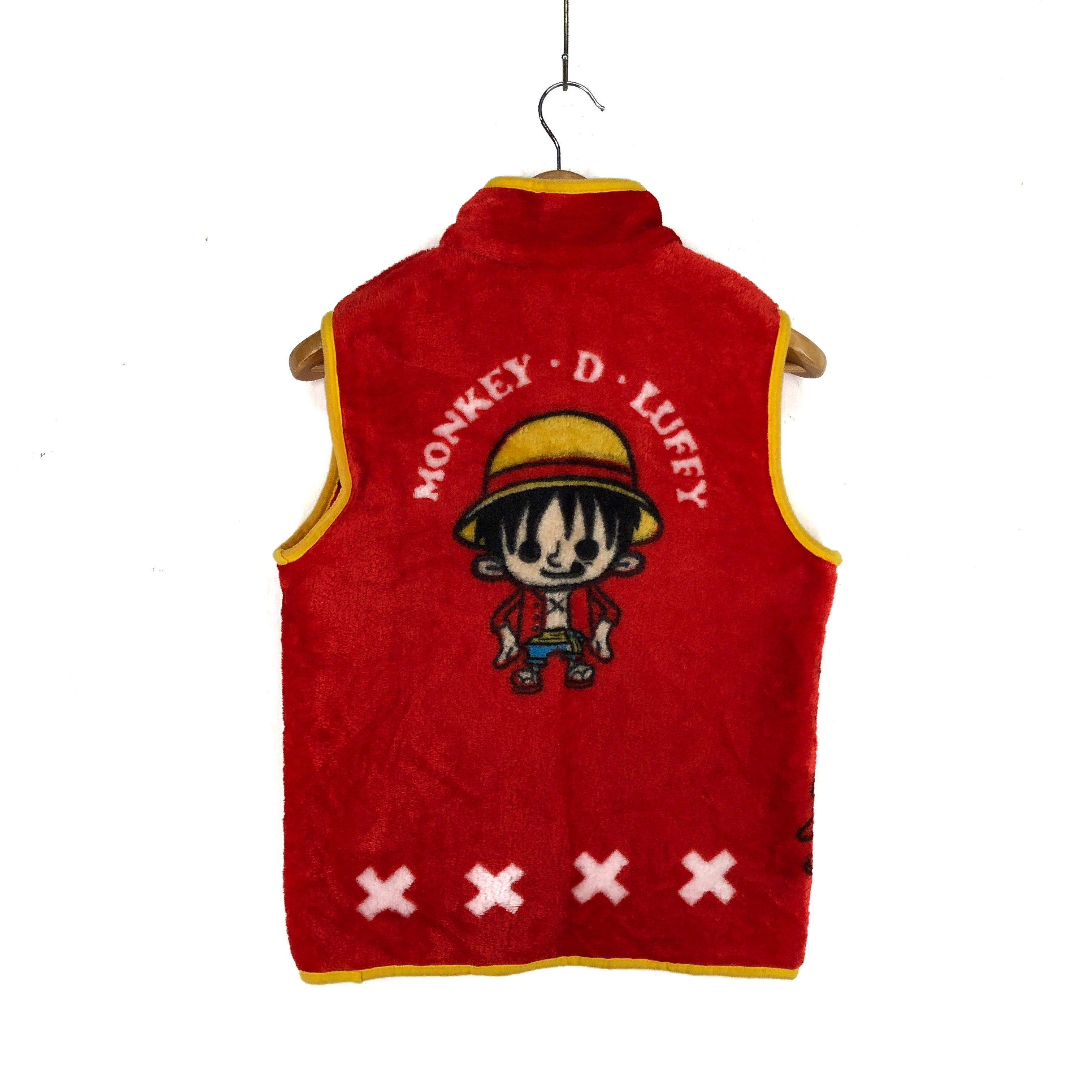 One Piece Vintage ONE PIECE Monkey D Luffy Red Vest #2257-78 | Grailed
