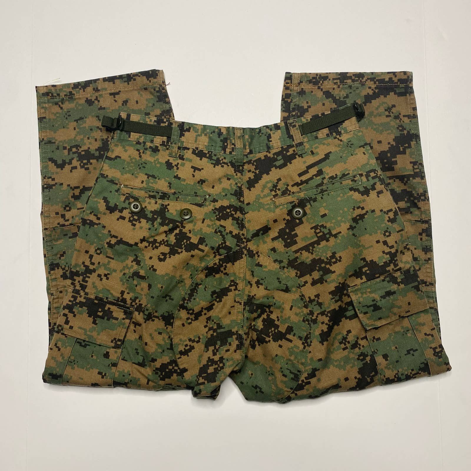 Streetwear Military Digital Camo Pants Relaxed Fit Adjustable Waist ...