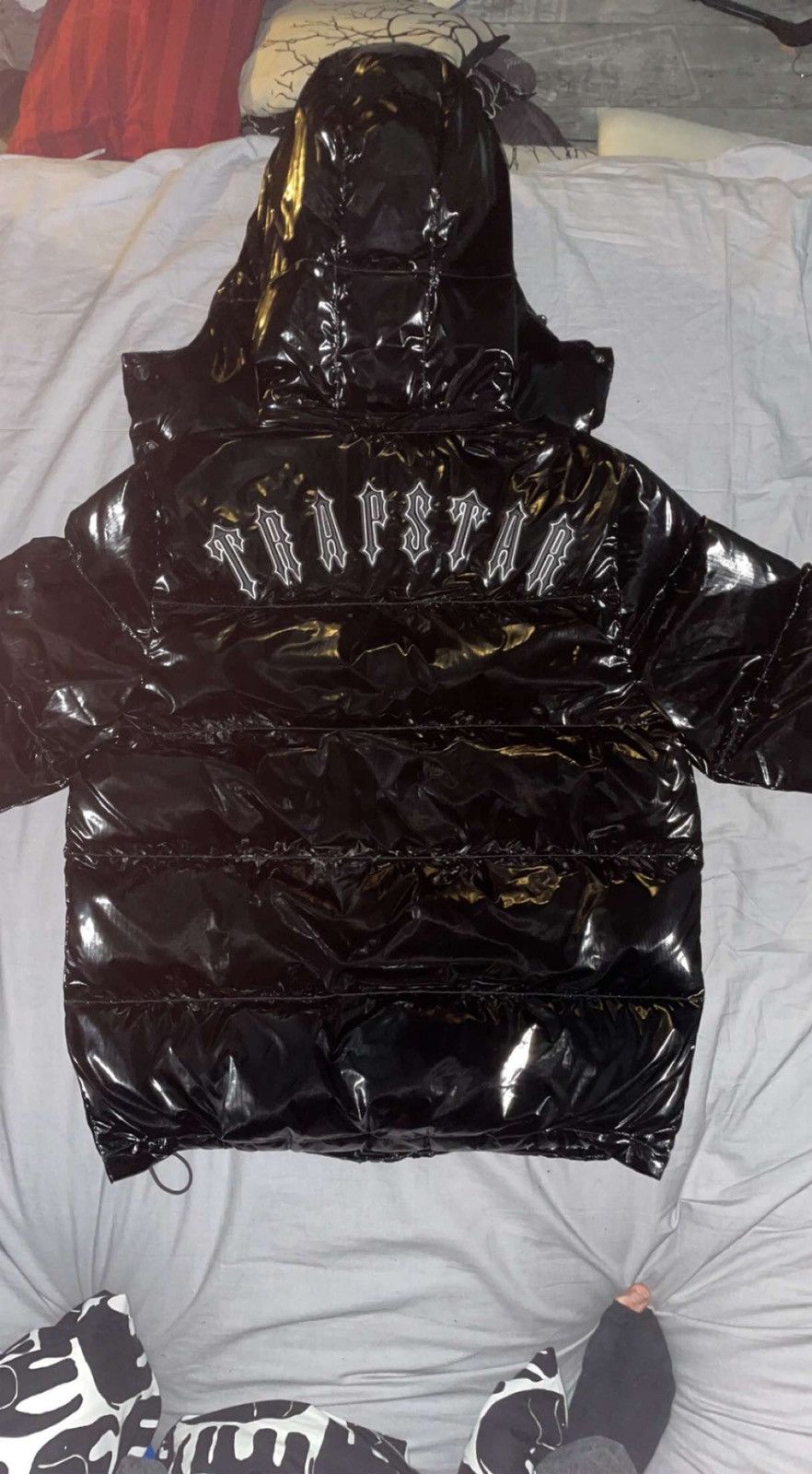 Trapstar London Trapstar black irongate black shiny puffer | Grailed
