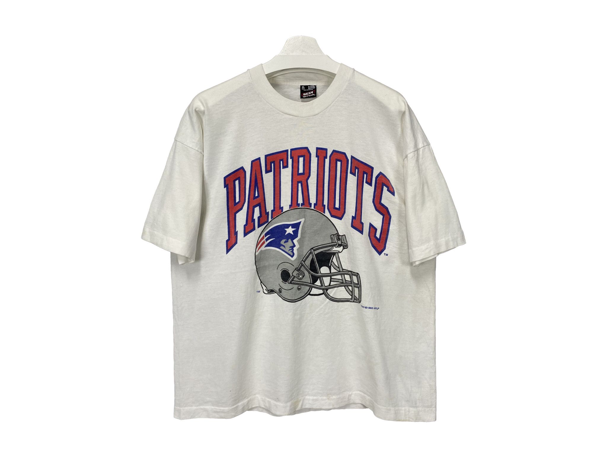 NFL × Sportswear × Vintage Vintage 1993 NFL New England Patriots Team T ...