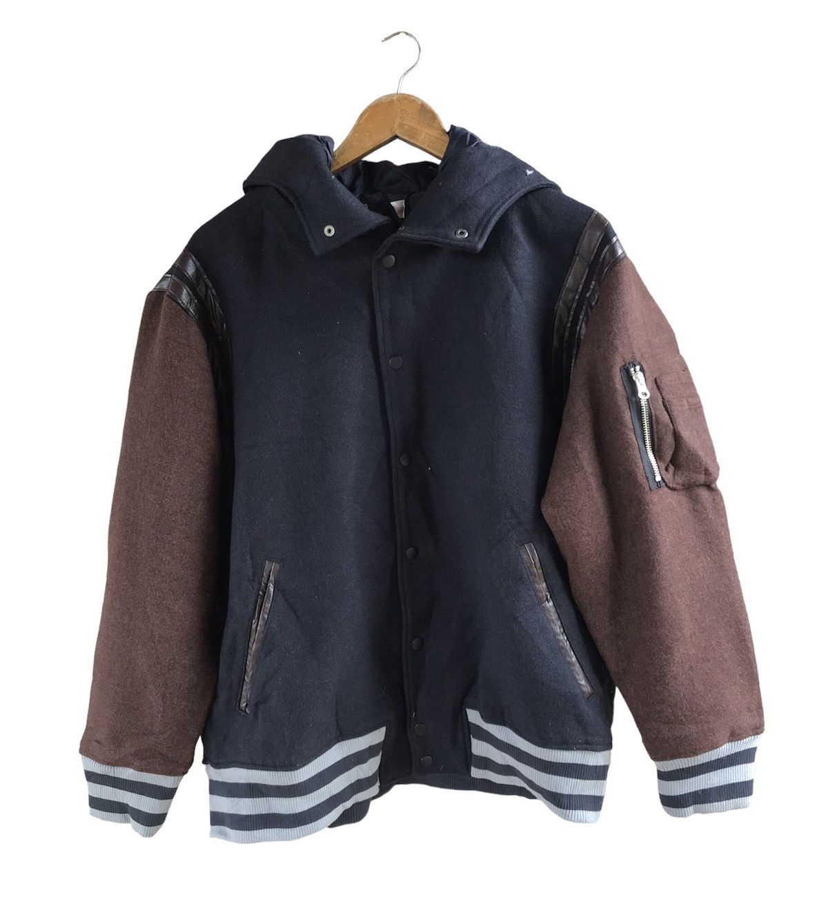 20471120 × Beauty Beast × Varsity Jacket VARSITY JACKET HOODIE | Grailed