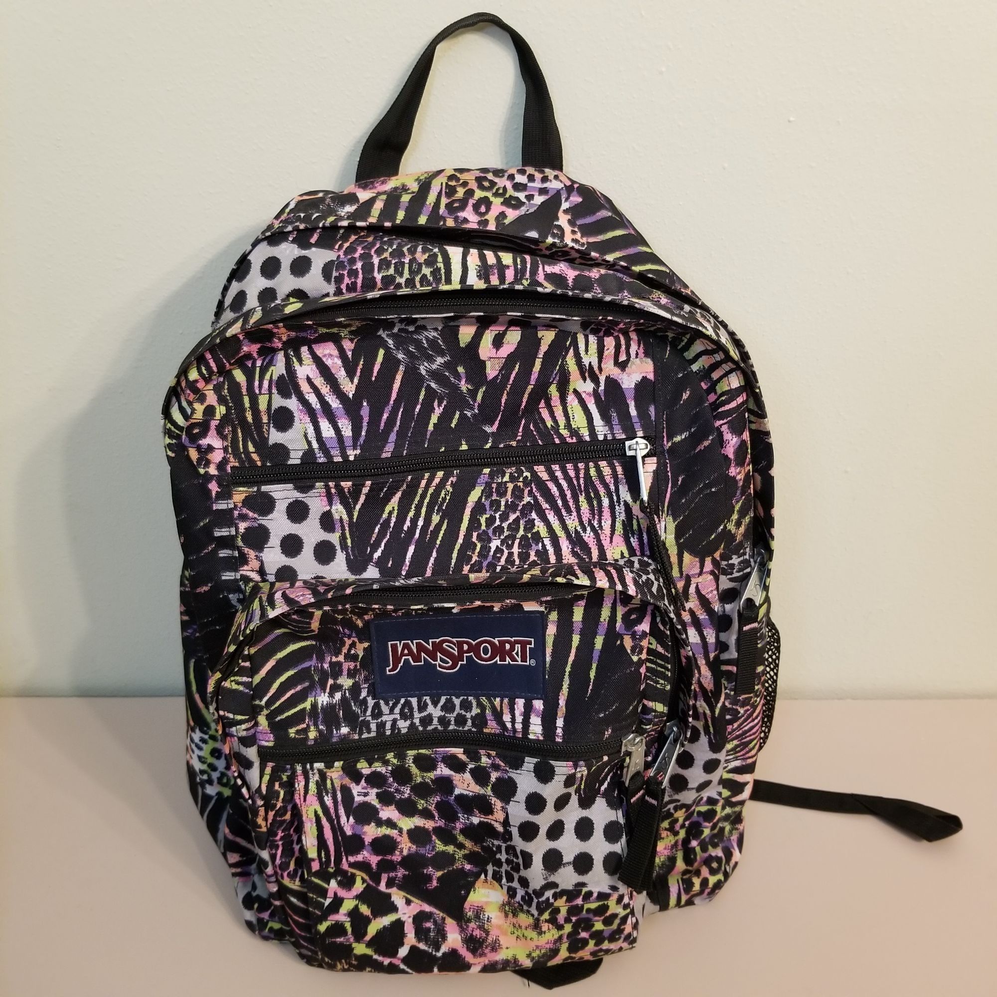 Jansport Jansport Backpack School Travel Carry On Luggage Animal Prin ...