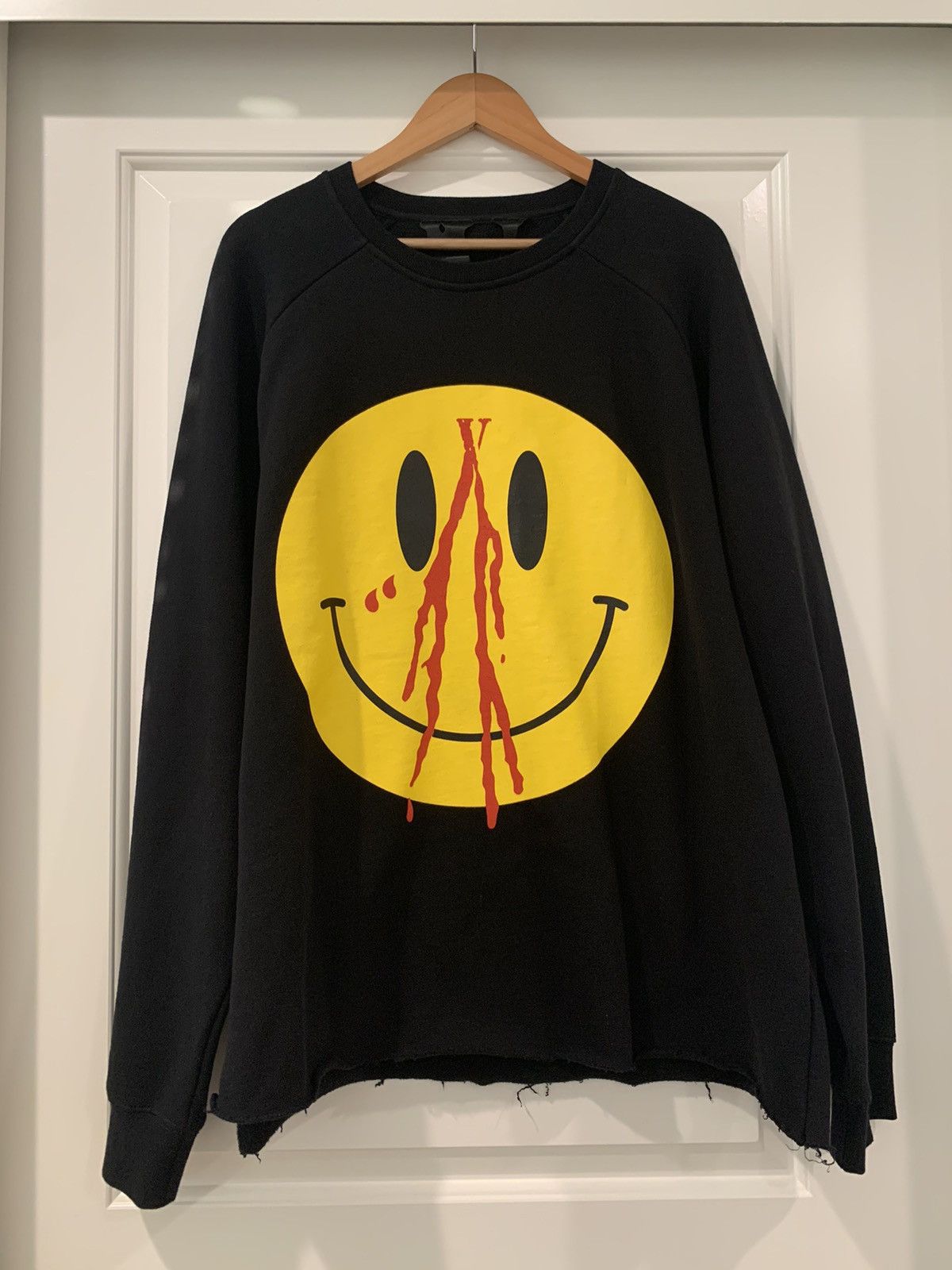 Vlone Smiley Face Crewneck | Grailed