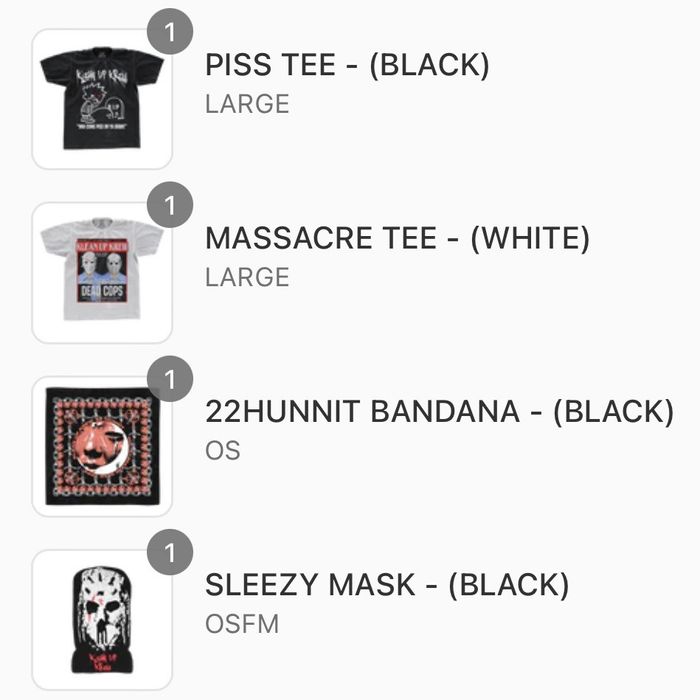 Band Tees SosMula City Morgue Sleezy Hockey Ski Mask - Black OS | Grailed