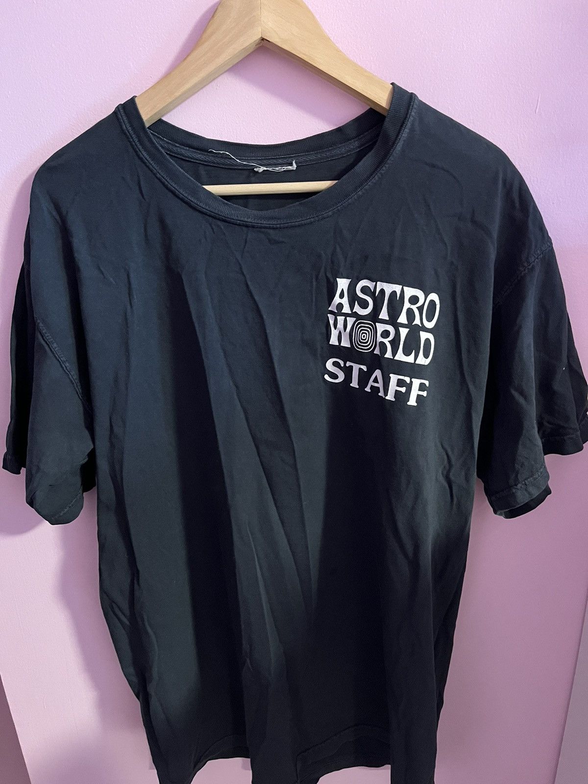 Travis Scott Travis Scott Astroworld Earth Head Tee Black. | Grailed