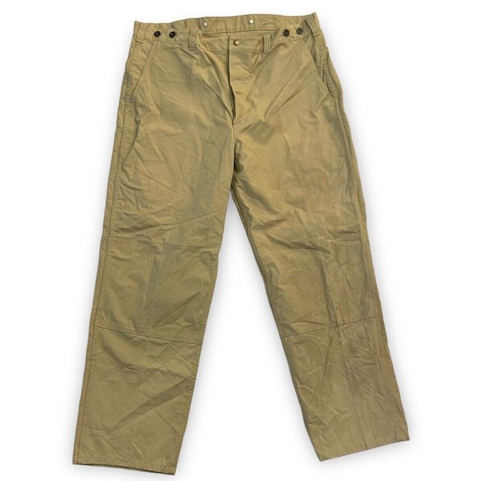 Filson Filson Vintage TIN CLOTH Style 77 Button Fly Beige Hunting Pants ...