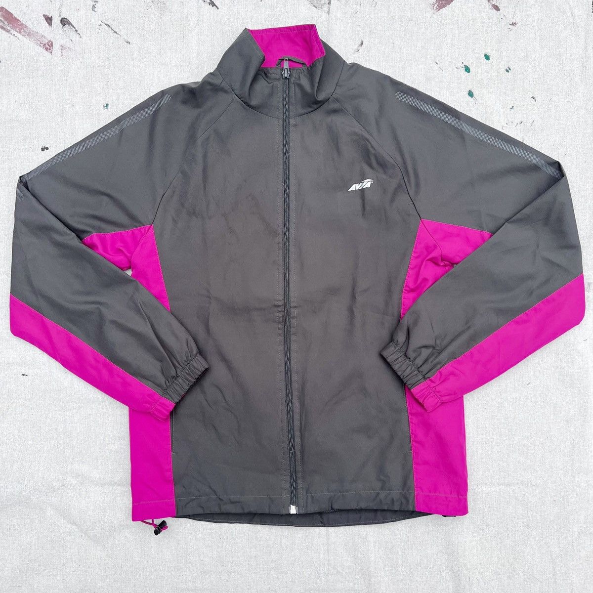 Avia Avia Grey & Pink Track Jacket | Grailed