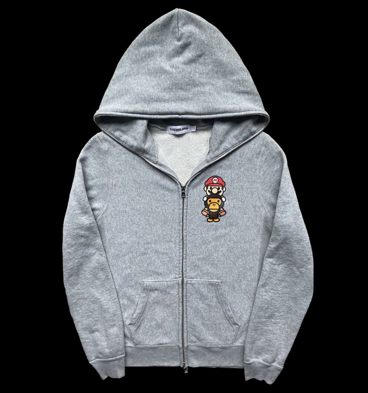Bape × Nintendo Bape ‘Mario To Milo’ Full Zip Hoodie | Grailed