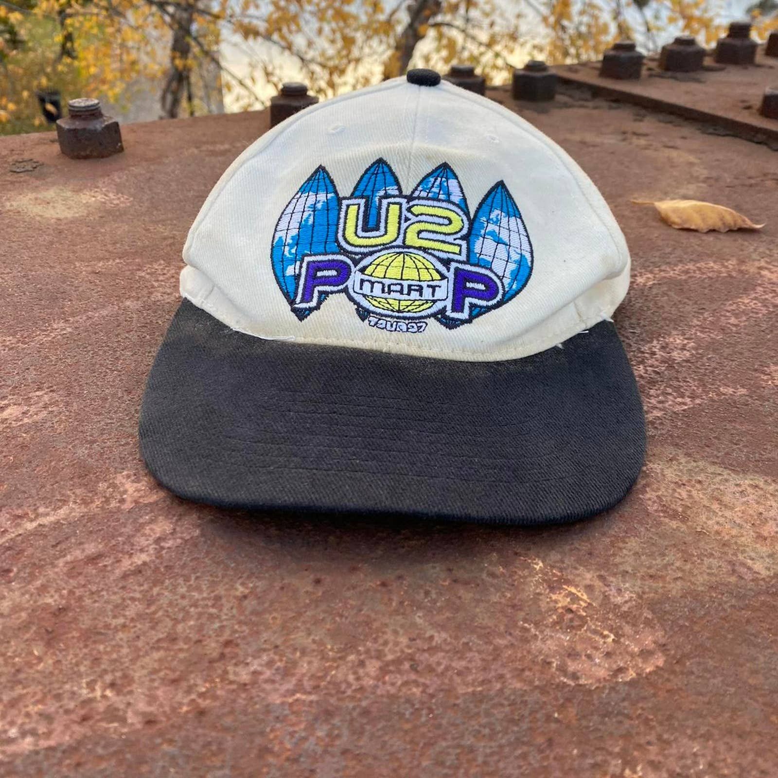Vintage Vintage U2 POP MART 1997 Tour Hat! Bono 90s hat | Grailed