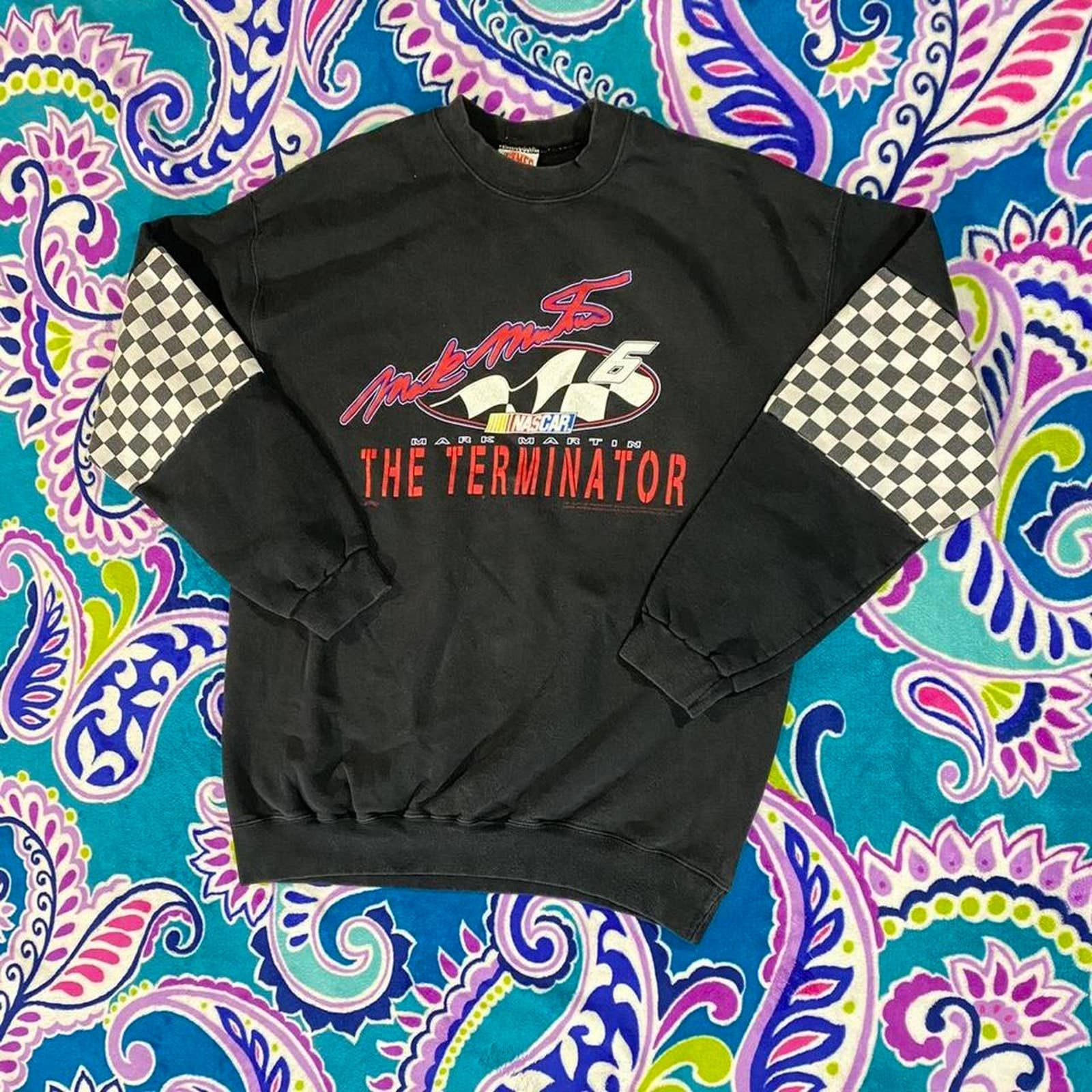 Nutmeg Vintage 90s Nascar Mark Martin The Terminator crewneck! | Grailed