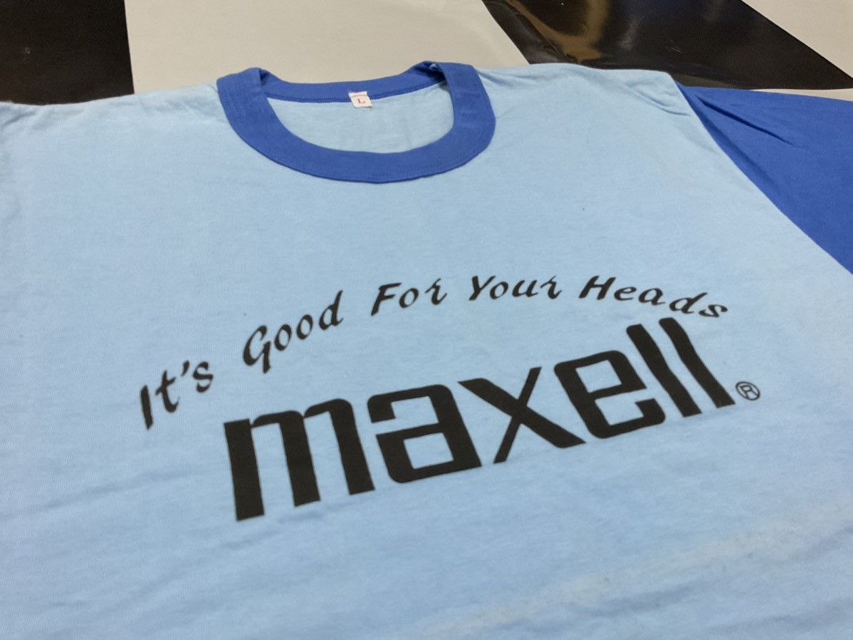 Rare × Vintage Vintage Maxell Shirt 70S Single Stitch | Grailed