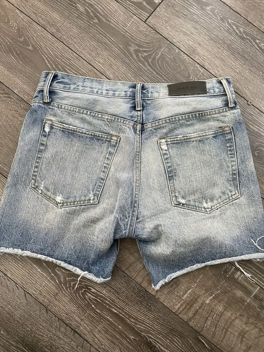 Fear of God 5th collection selvedge denim shorts | Grailed