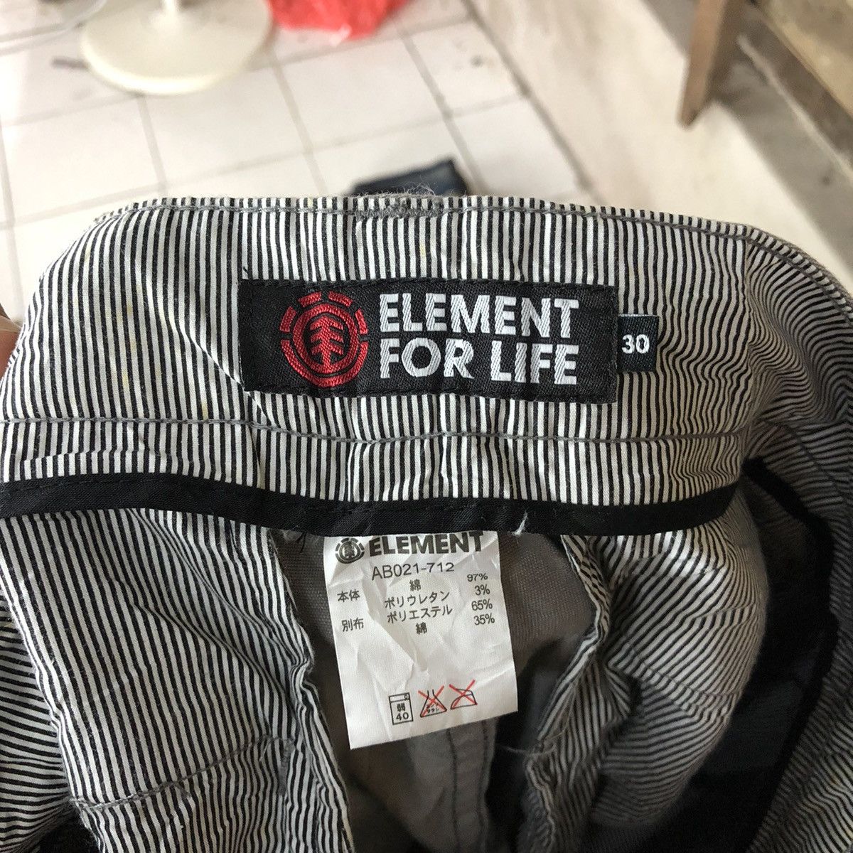 Vintage Element For Life faded Grey Cargo Pants #6895 | Grailed