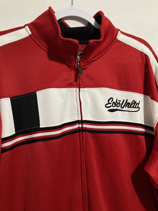 Vintage Vintage Ecko Unltd Track Jacket Zip Bomber Fleece Mens XXL | Grailed