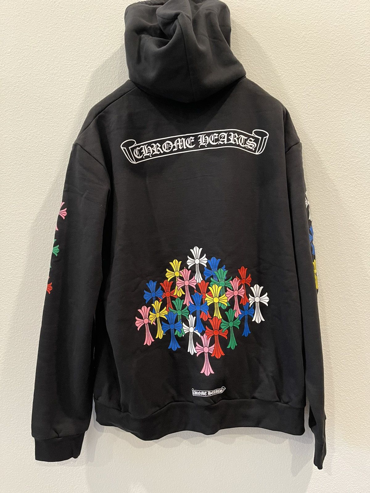 Chrome Hearts Chrome Hearts Multi Color Cross Hoodie | Grailed