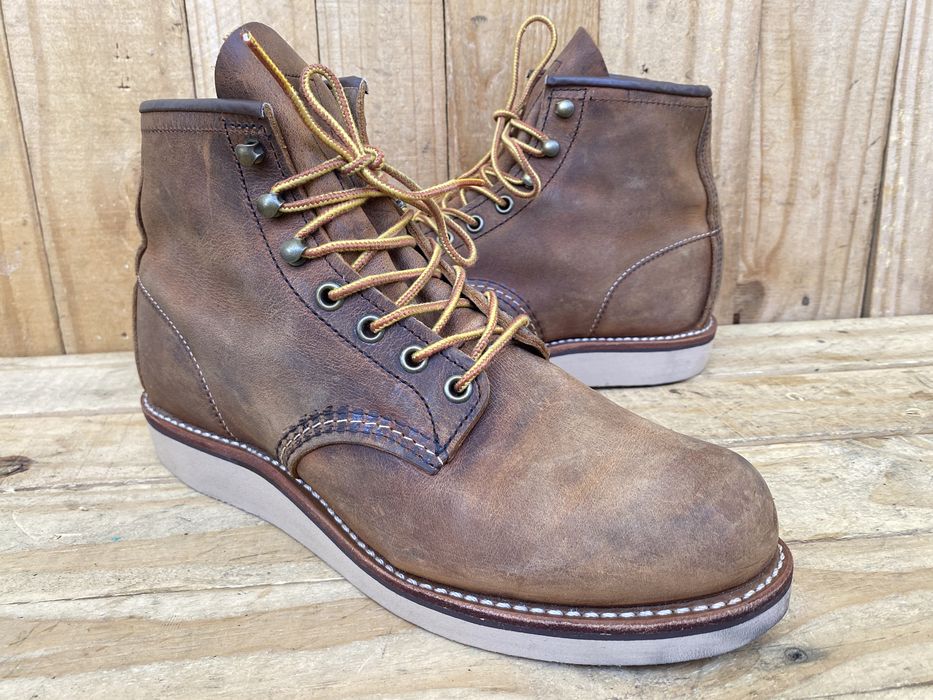 Red Wing Red Wing Rover Bourbon Yuma leather Copper Rough 2950 | Grailed
