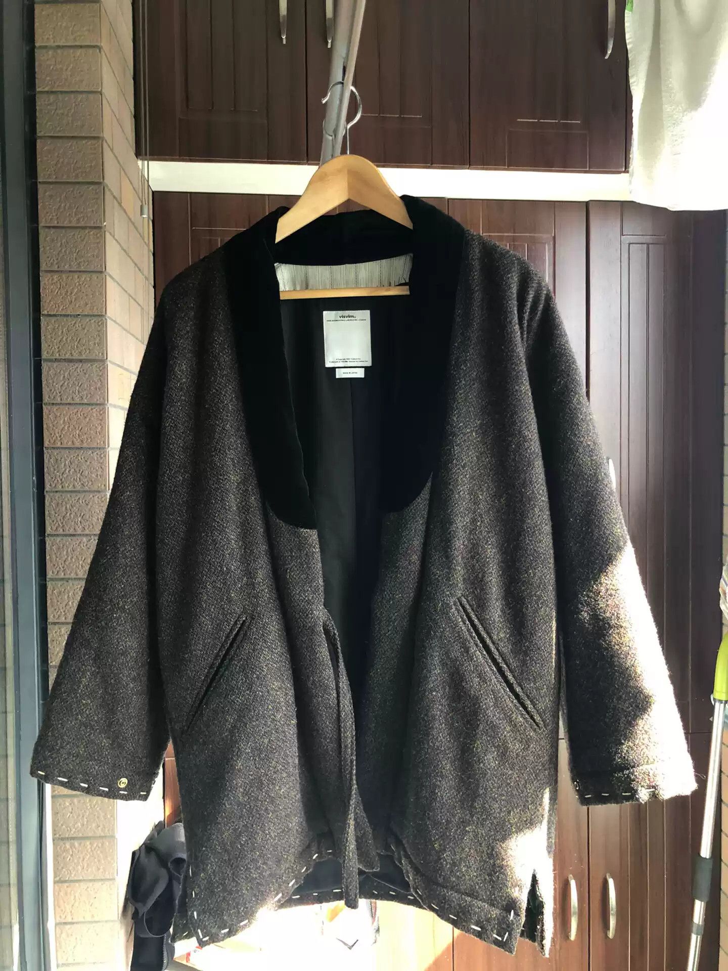 Visvim Visvim 16aw Dotera Coat Harris Tweed Silk | Grailed