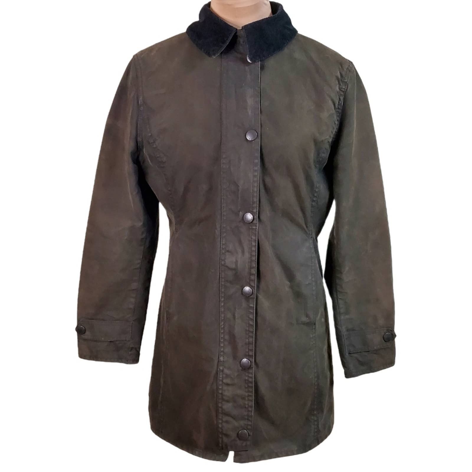 Barbour Barbour Waxed Cotton Newmarket Jacket Plaid Wool Lining 4 | Grailed