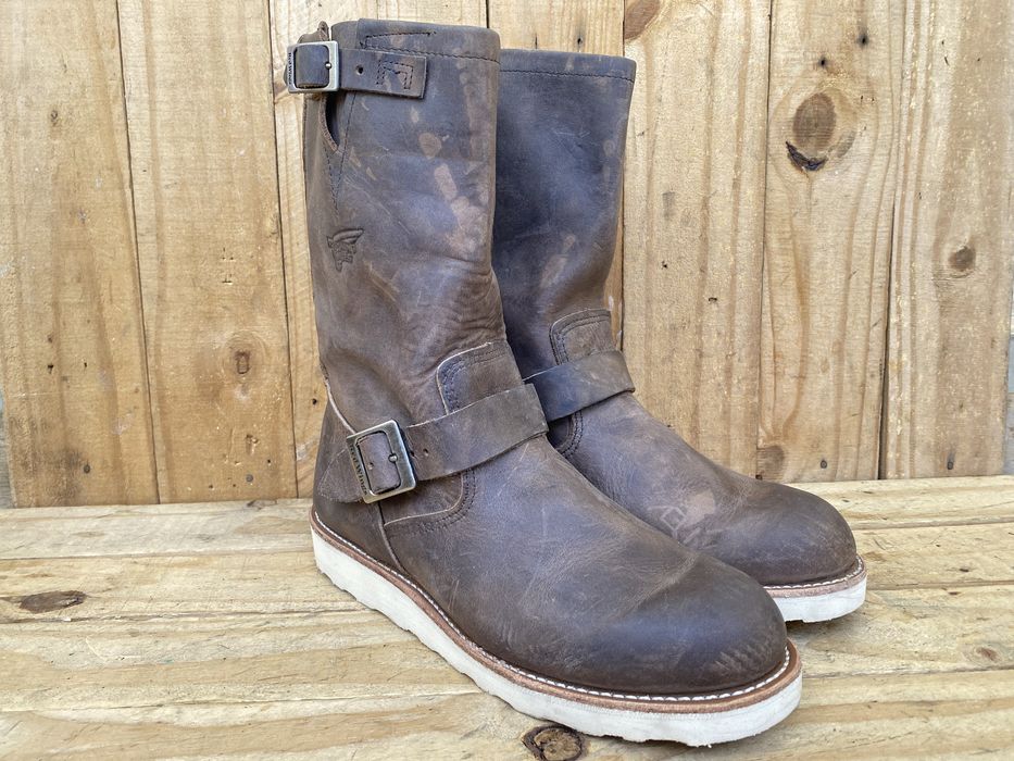 Red Wing RED WING 2975 Men's Engineer Boots Leather Shoes USA Made ...