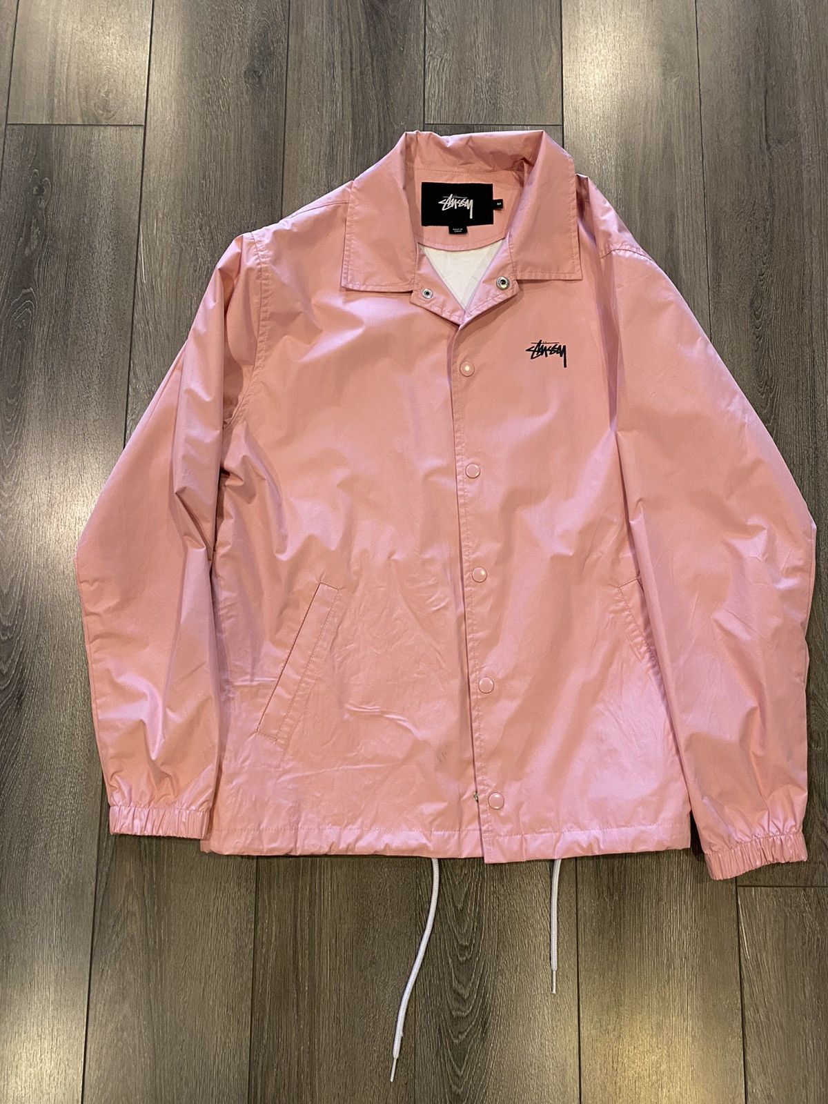 Stussy Stussy rain jacket pink M | Grailed