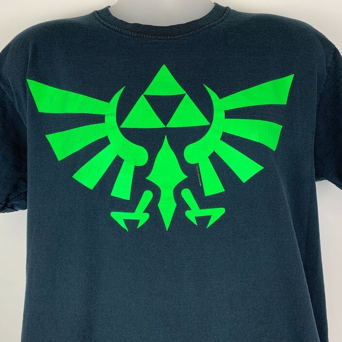 Fruit Of The Loom Nintendo Zelda Triforce T Shirt NES Video Game Logo ...