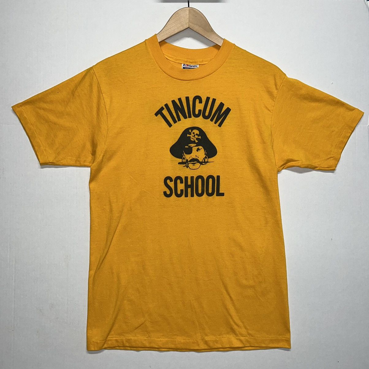 Vintage Vintage 80s 1987 Tinicum School Pirate Single Stitch TShirt ...