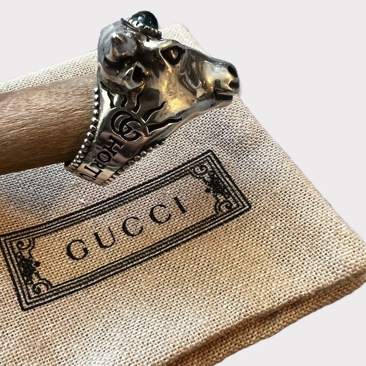 Gucci Size 9 Gucci Bull Ring Anger Forest | Grailed