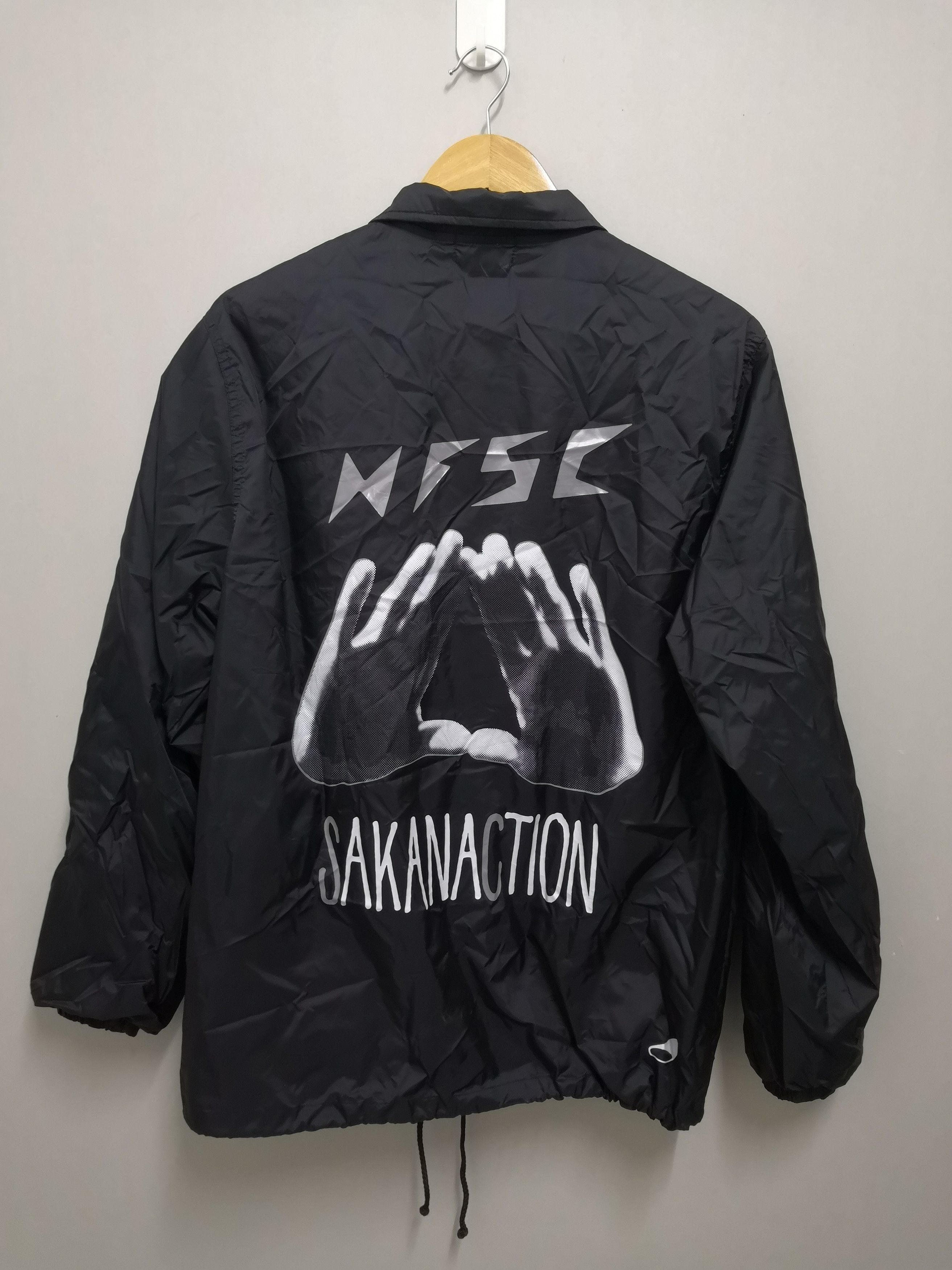 Japanese Brand × Streetwear Sakanaction Japanese Rock Band Coach Jacket ...