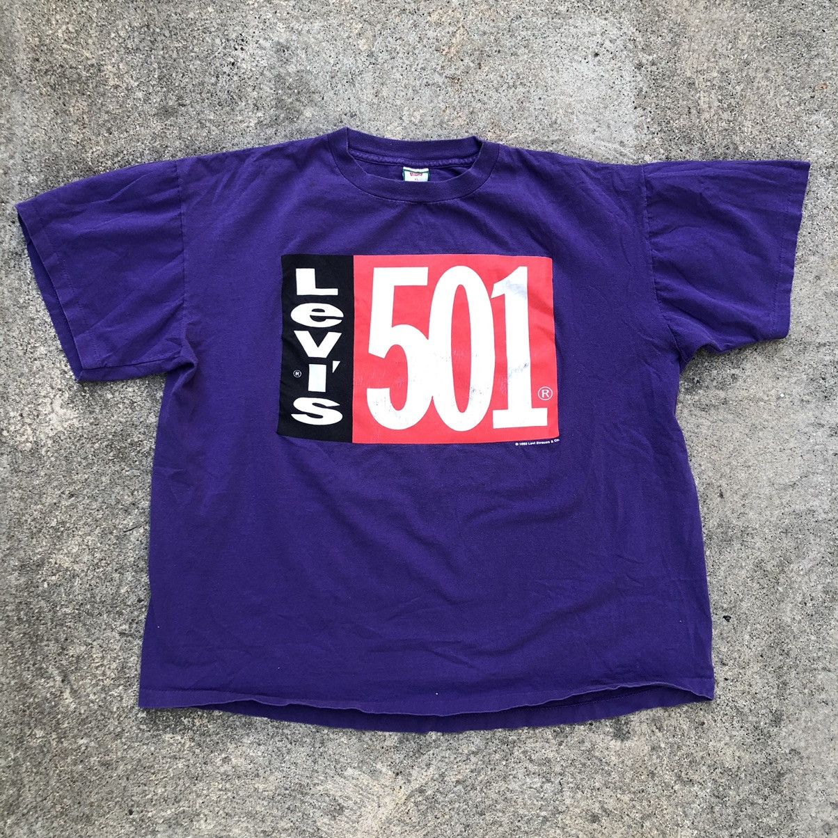 Vintage Vintage Levi’s 501 Big Logo 1992 T Shirt | Grailed