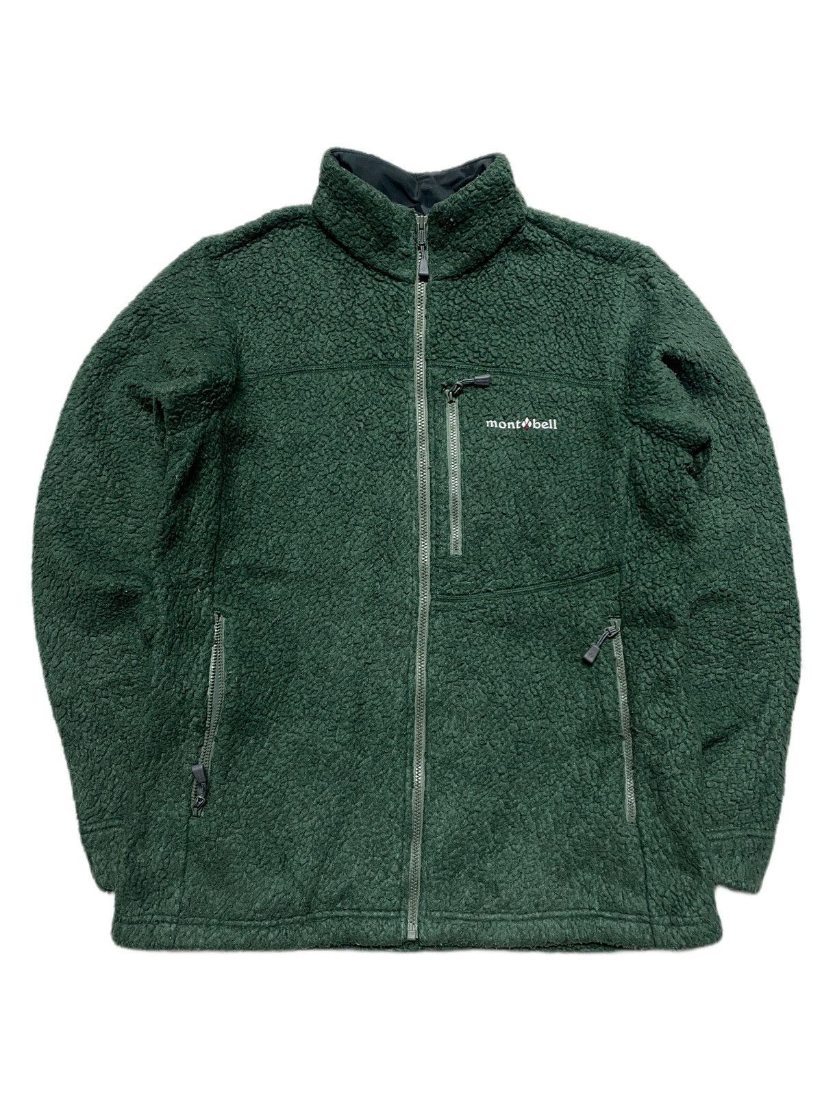 Montbell 💥BINDING💥 MONT-BELL FLEECE JACKET GREEN SIZE L fit S | Grailed