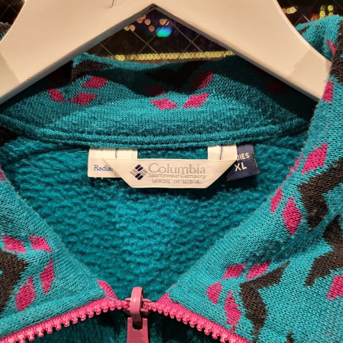Columbia 90s Columbia Turquoise Vintage Jacket | Grailed