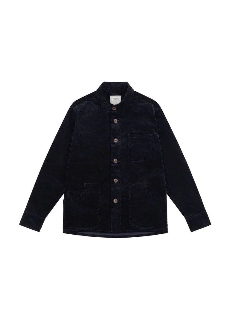 Designer × Percival Percival Navy Corduroy Forest Overshirt / Jacket ...