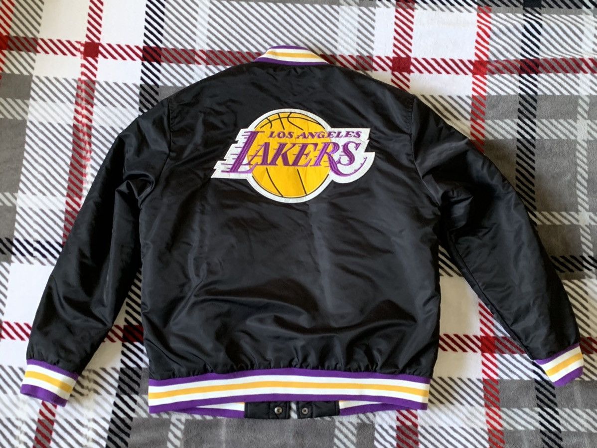 NBA 🔥LEBRON JAMES LAKERS 23🔥 BIG LOGO VARSITY BOMBER JACKET | Grailed