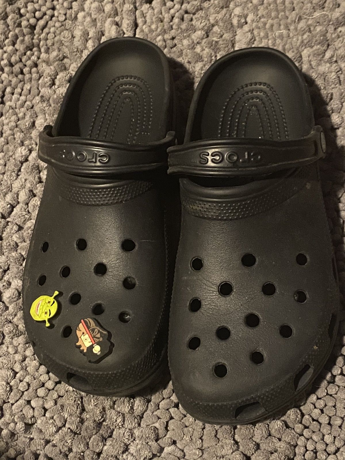 Crocs Black Crocs w widgets | Grailed
