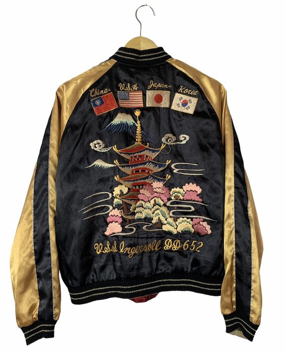Japanese Brand Toyo enterprise sukajan souvenir jacket | Grailed
