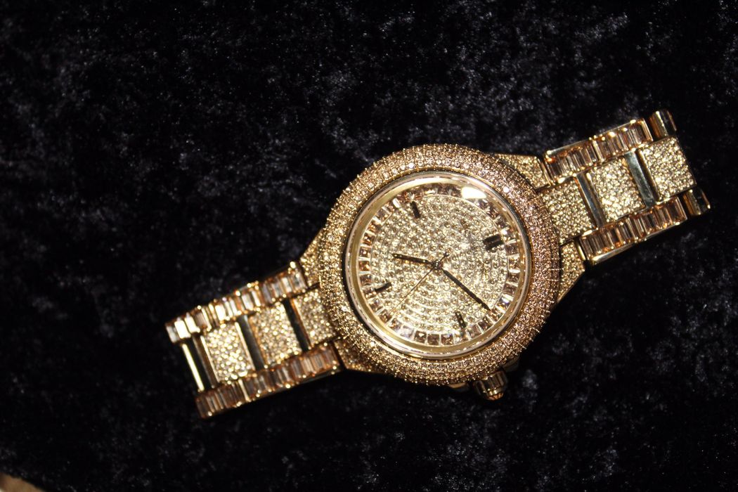 Michael Kors Gold Crystal Watch | Grailed