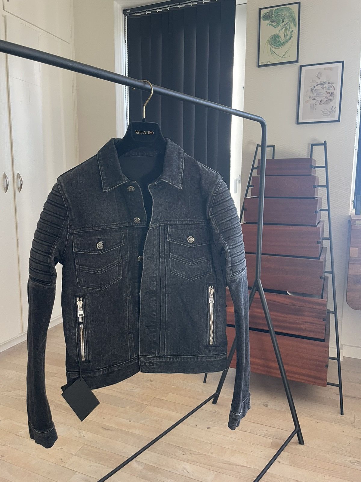 Balmain Balmain Embossed Denim Jacket | Grailed