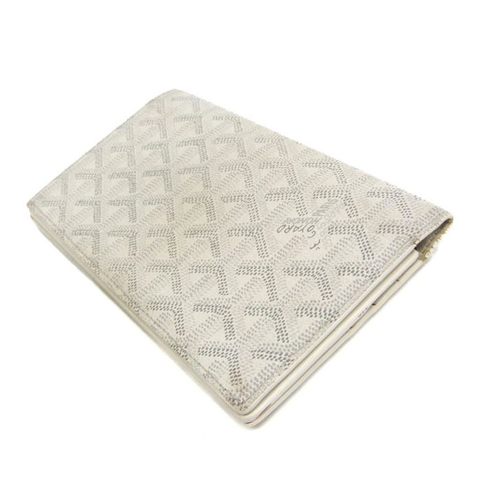 Goyard Goyard Richelieu Women,Men Leather,Coated Canvas Long Wallet (bi ...