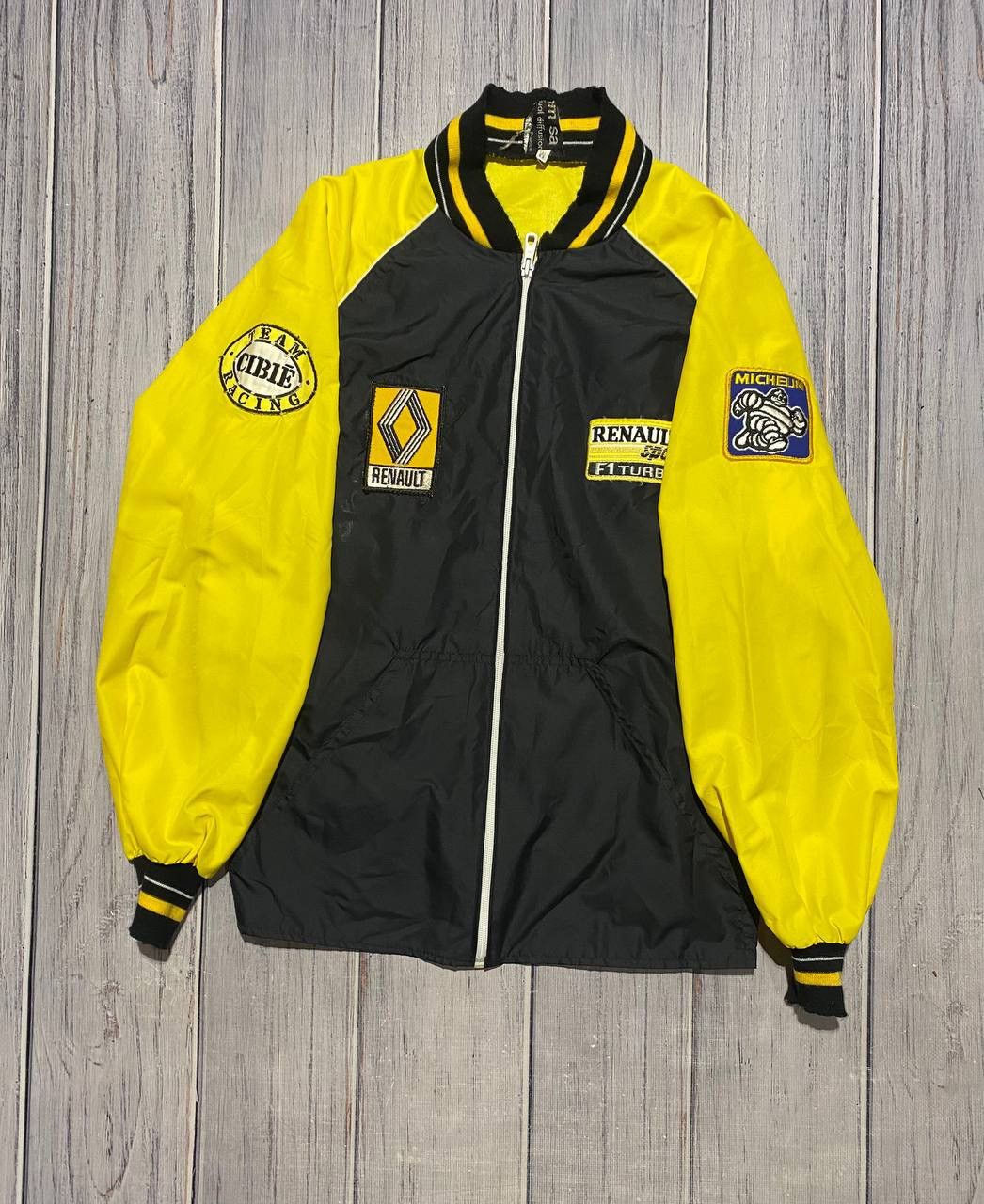 Formula 1 × Vintage Vintage Renault Sport Racing F1 Turbo Bomber Jacket ...