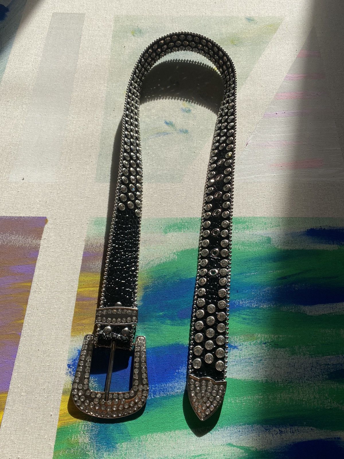 Cowboy Equipment × Japanese Brand × Vintage Very Rare Black Cristal ...