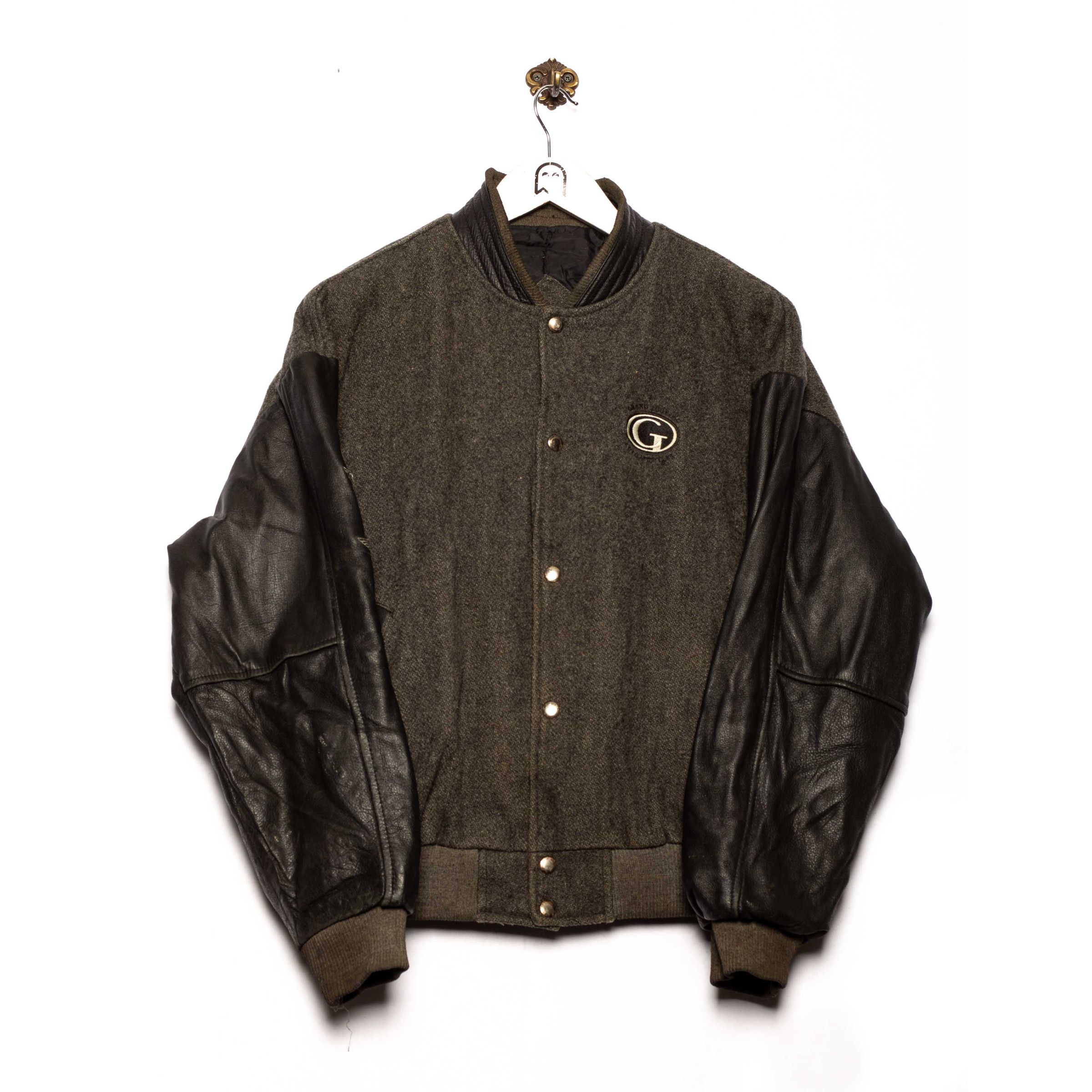 Astro Astro College Jacket G Embroidery Grey | Grailed