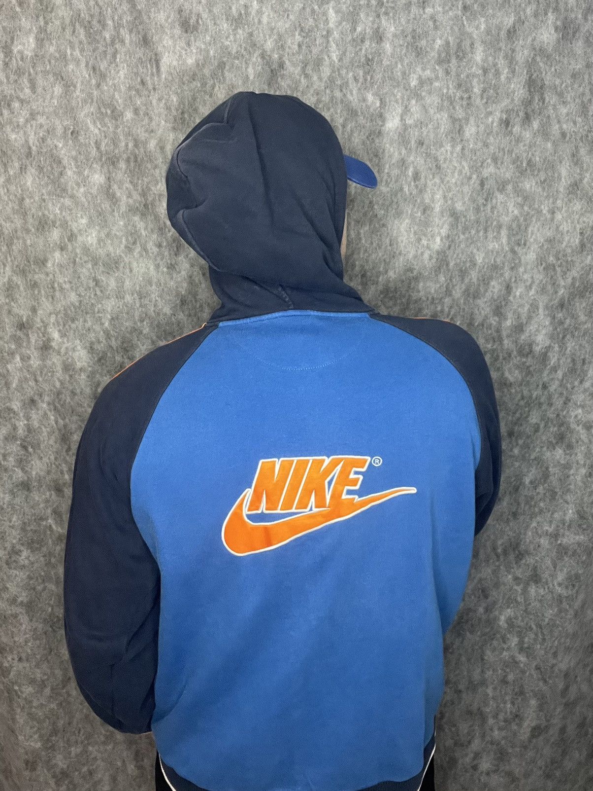 Nike Nike Vintage Big Center Logo Swoosh Zip Hoodie | Grailed