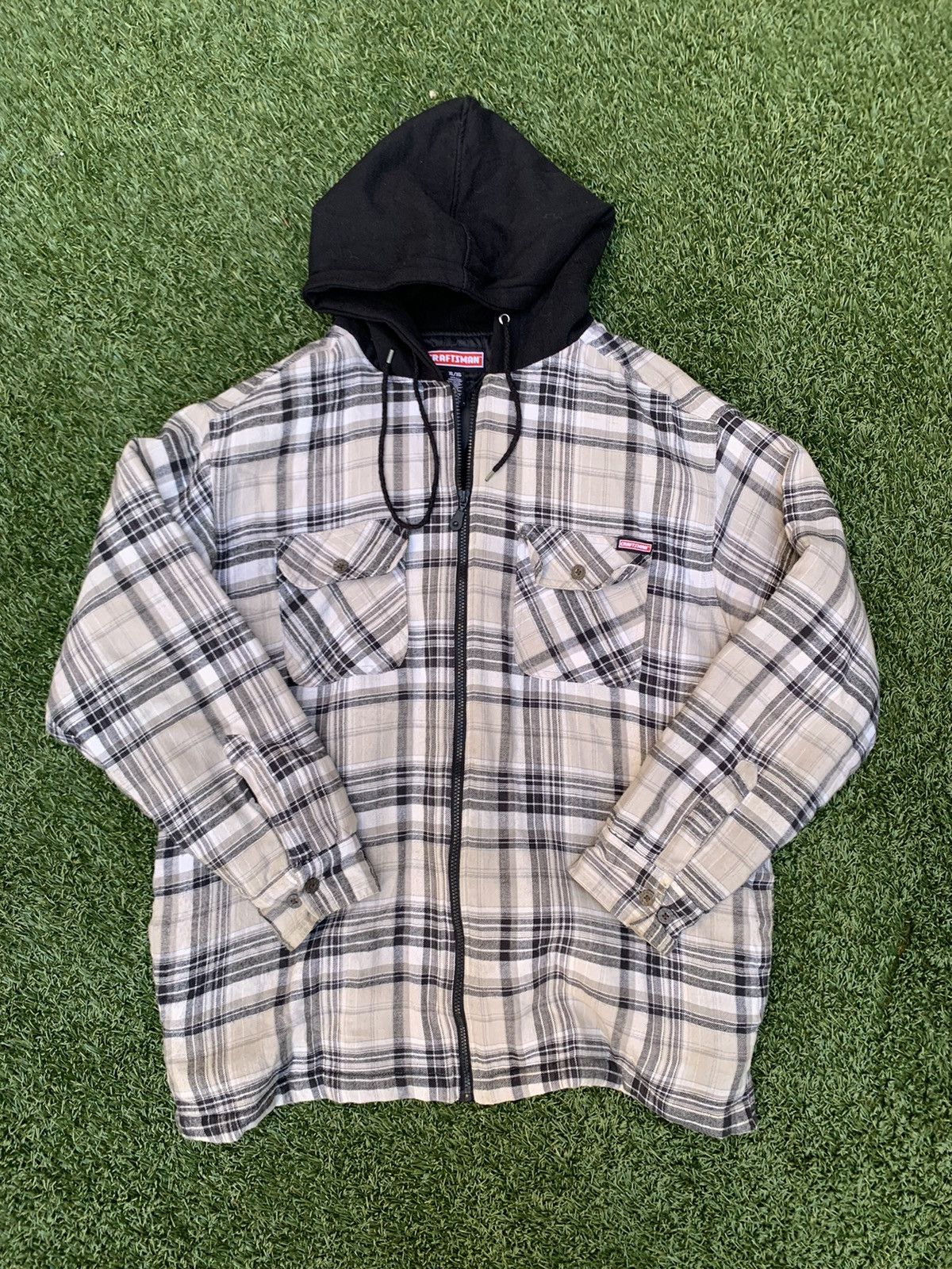 Craftsman × Flannel × Vintage Travis Style Craftsman Work Coat | Grailed