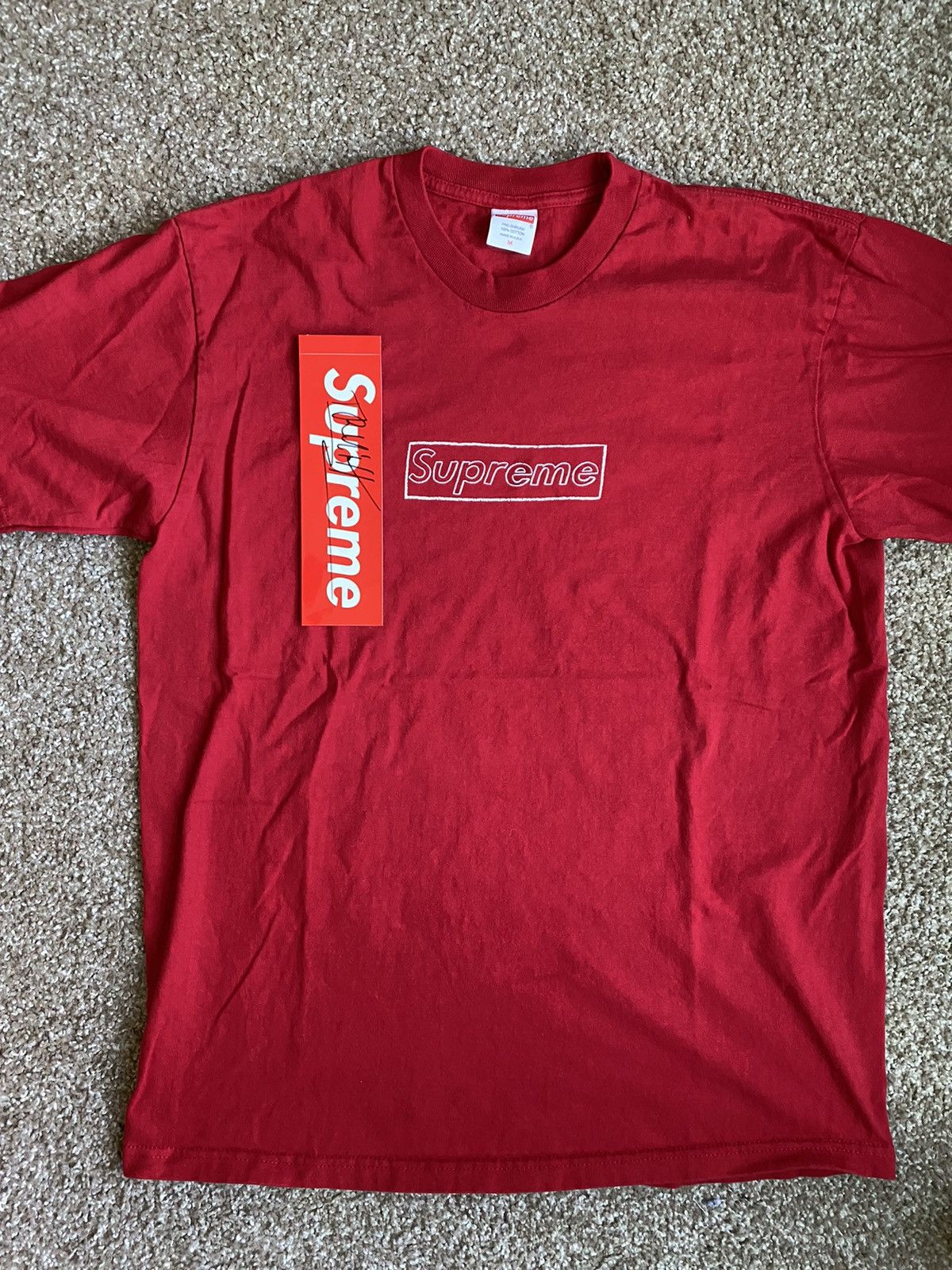 Supreme Supreme Kaws Box Logo | Grailed