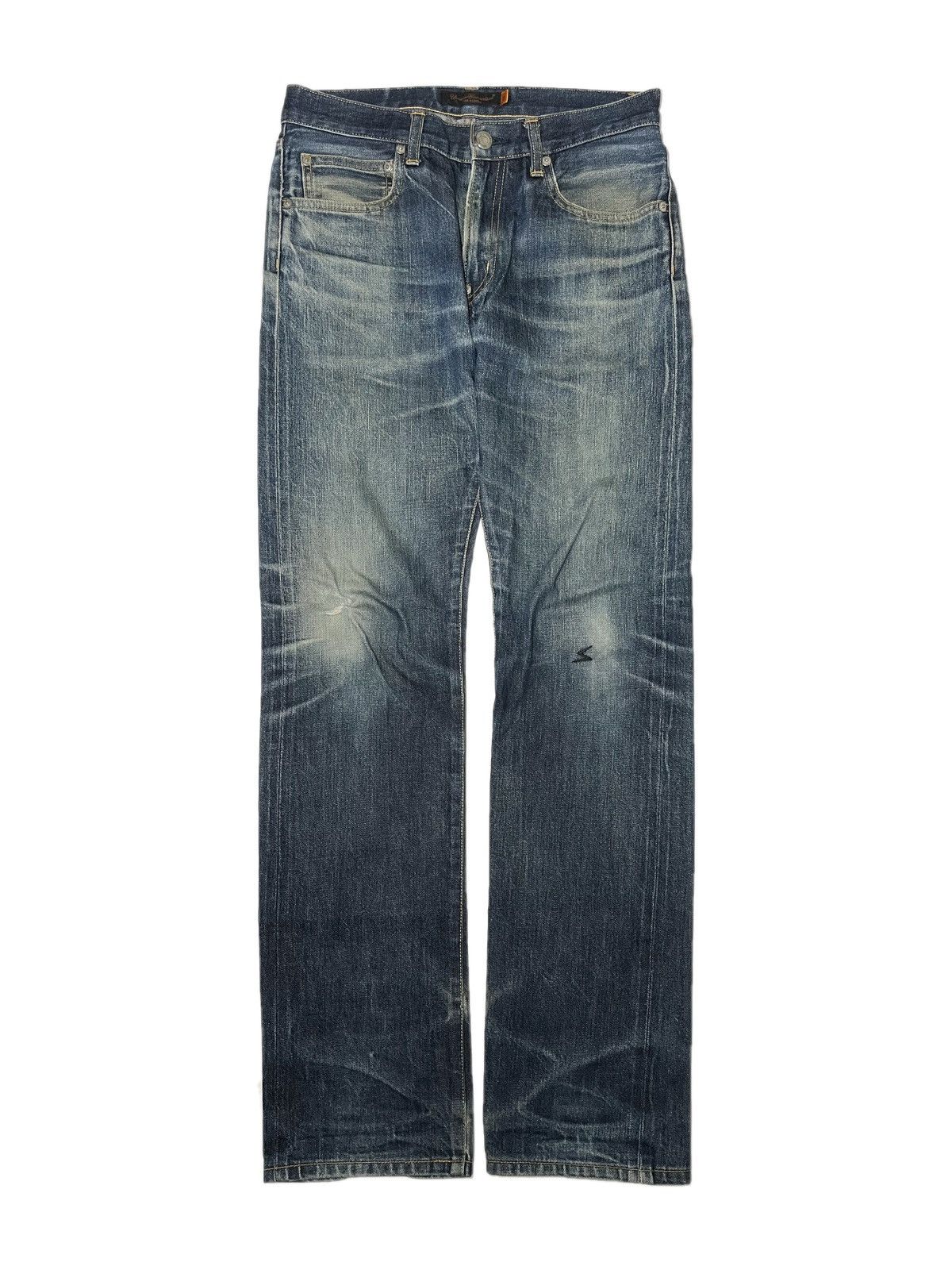 Undercover AW07 Undercover Lightning Bolt Faded Blue Denim | Grailed