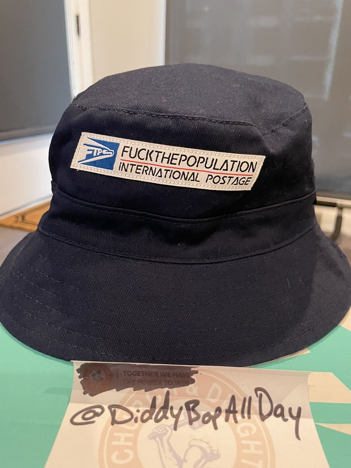 Fuck The Population FTP Postal Reversible Bucket Hat | Grailed