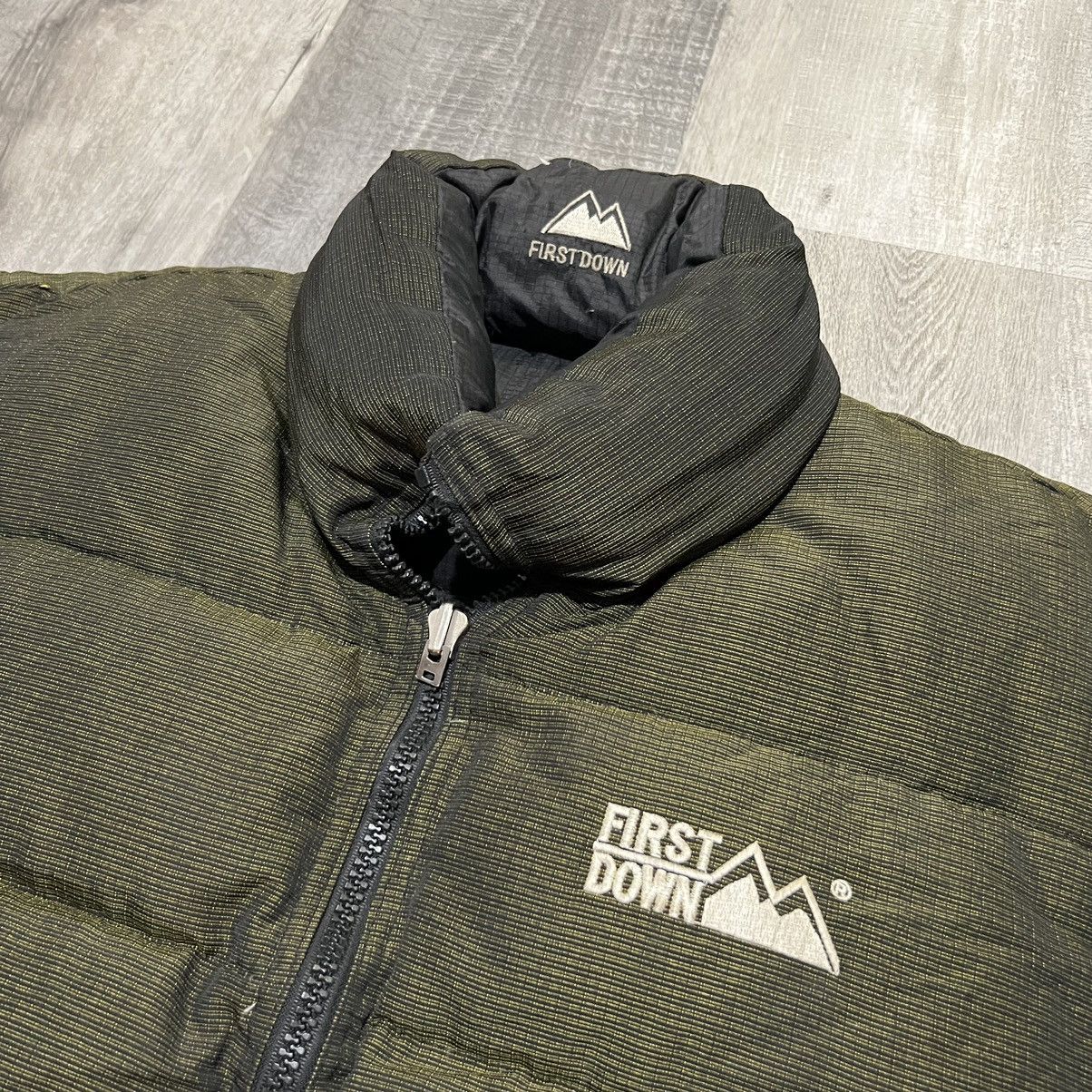 Ski × Vintage VTG First Down Reversible Duck Down Heavy Puffer Ski ...