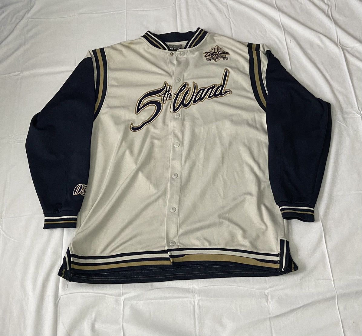 Fubu × Streetwear × Vintage FUBU City Series 5th Ward Mens XXL Jersey Jacket | Grailed